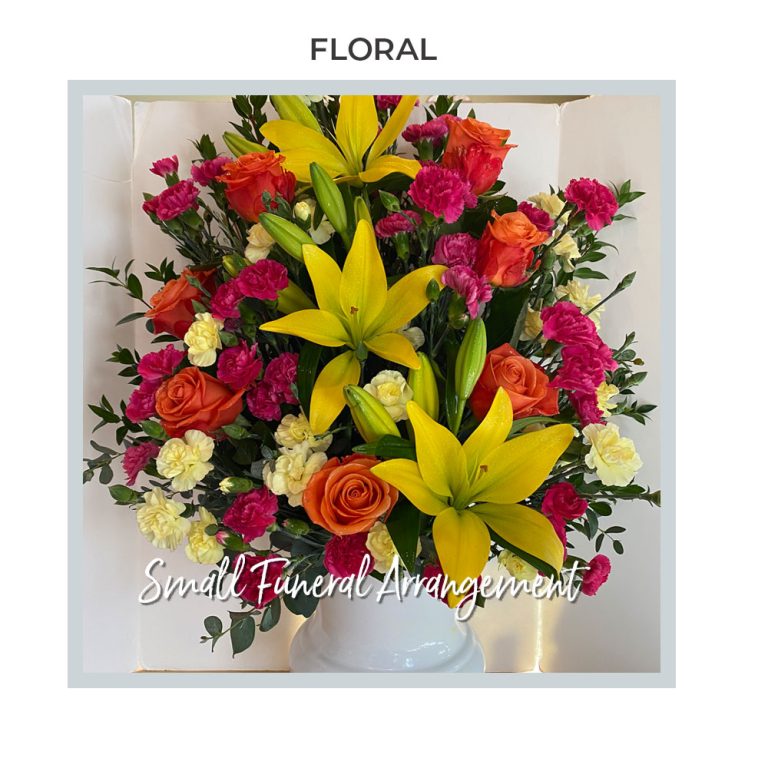 Small Funeral Arrangement - Trig's Floral & Home